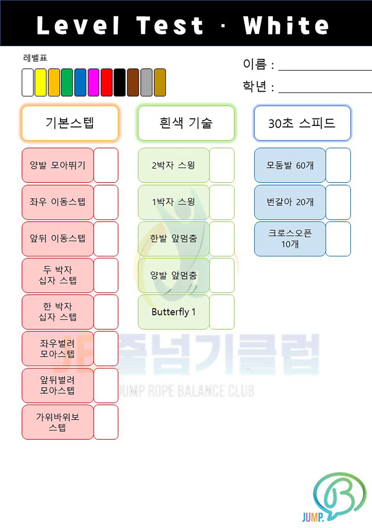 창업안내_창업경쟁력 – JB줄넘기클럽